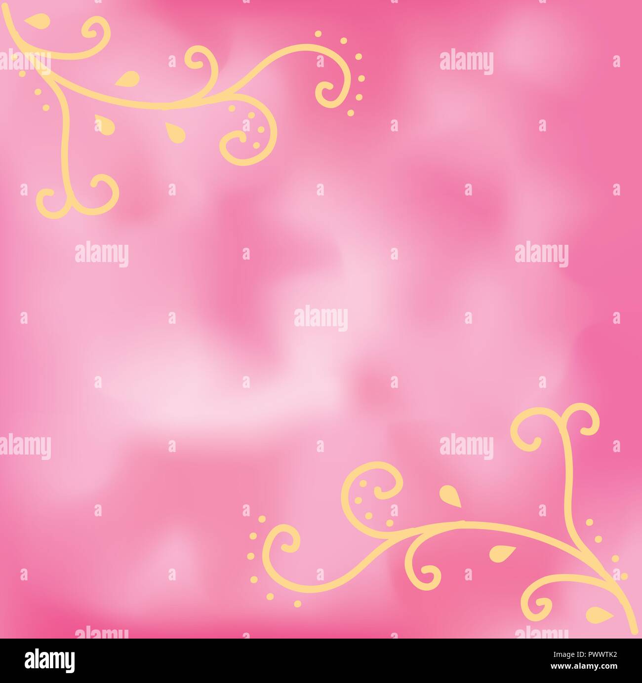 Wedding invitation leaves Stock Vector Images - Alamy