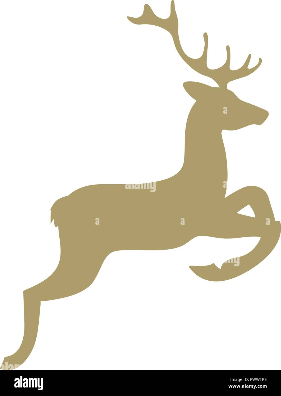 Deer logo image hi-res stock photography and images - Alamy
