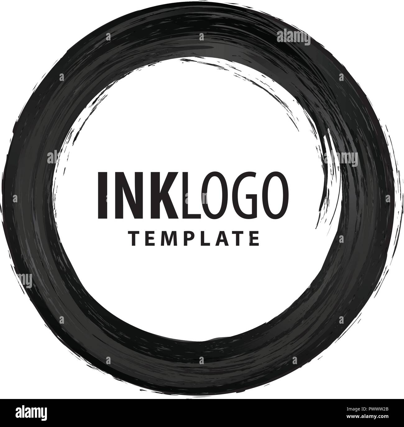 Watercolor old black white Stock Vector Images - Alamy