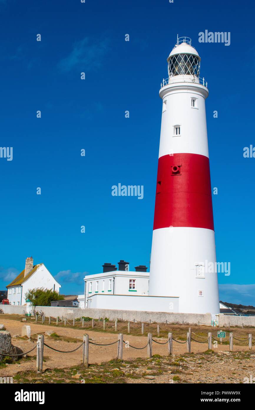 Portland Bill light house Dorset Stock Photo - Alamy
