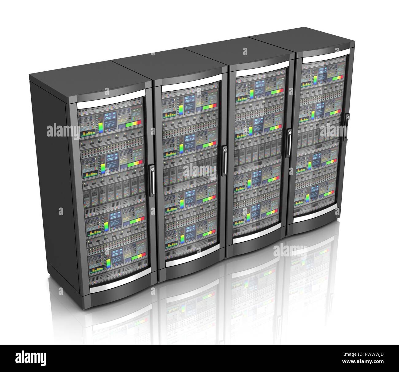 Telecommunications tower infrastructure Cut Out Stock Images & Pictures ...