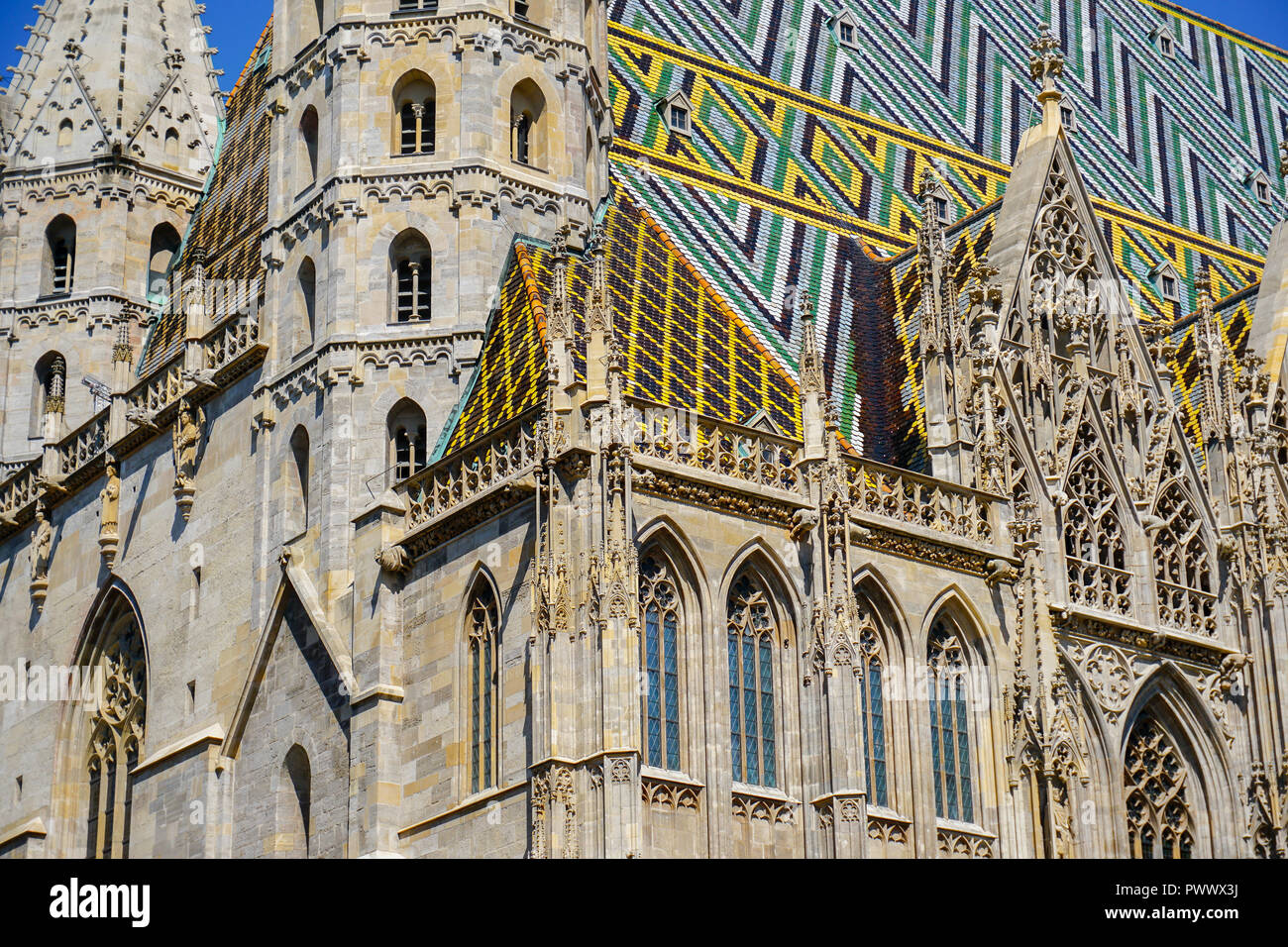 Exterior of st. Stephen's Cathedral in Vienna, Austria Stock Photo - Alamy