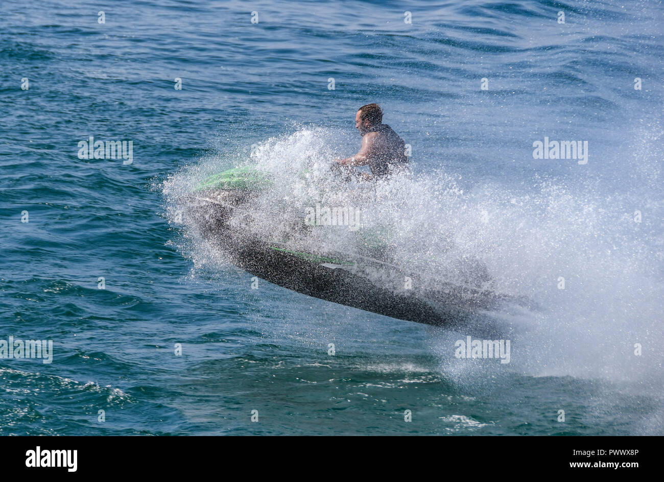 Jet ski on lake garda hi-res stock photography and images - Alamy