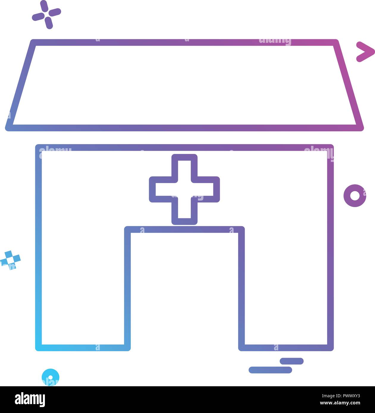 house building hospital icon vestor design Stock Vector Image & Art - Alamy