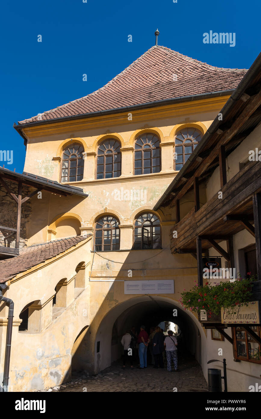 PREJMER, TRANSYLVANIA/ROMANIA - SEPTEMBER 20 : Exterior view Fortified ...