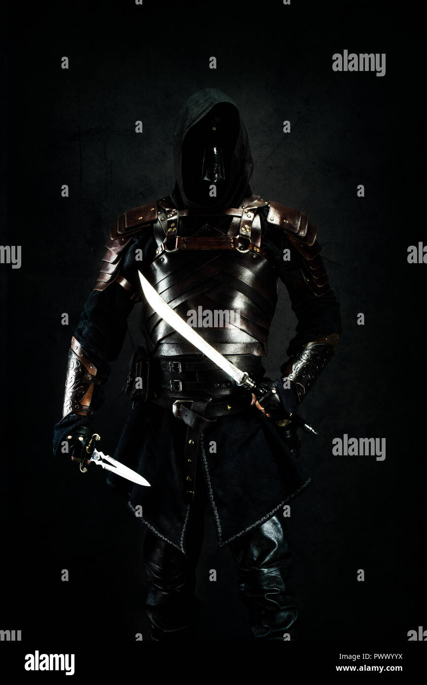 Portrait of an oriental assassin Stock Photo - Alamy