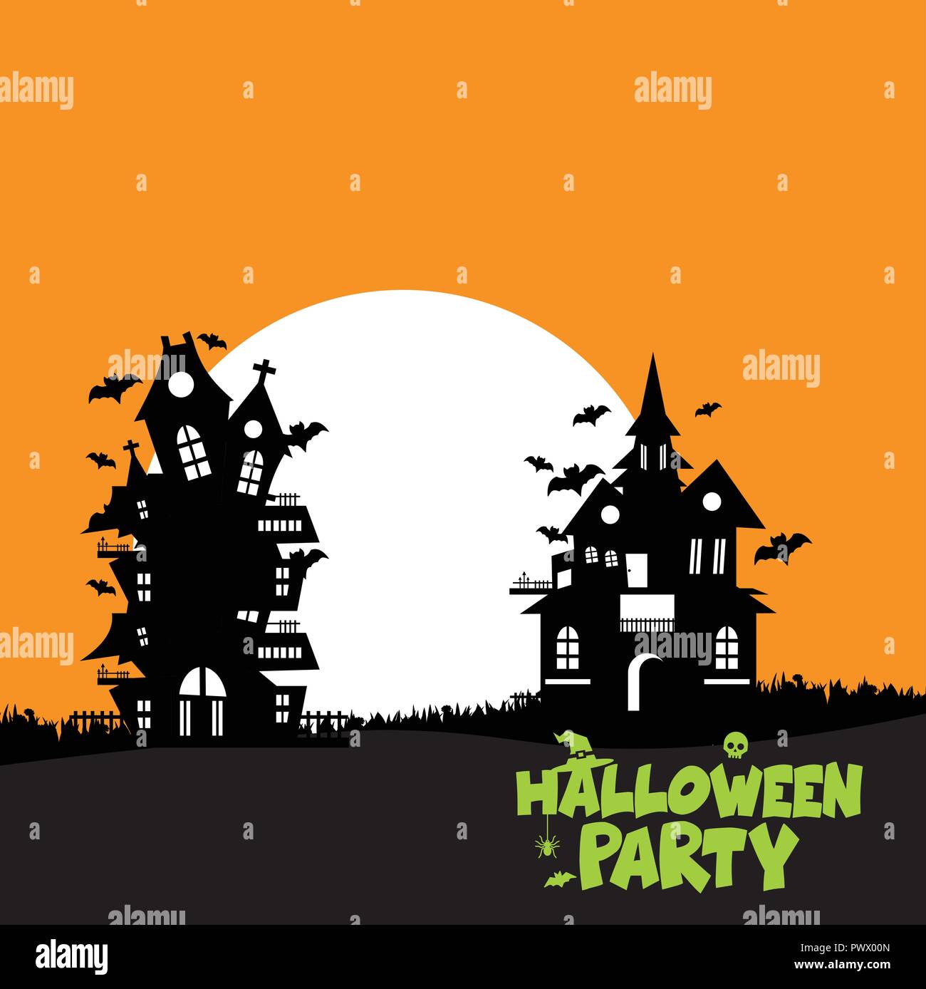 Halloween Background Vectors Stock Vector Image & Art - Alamy