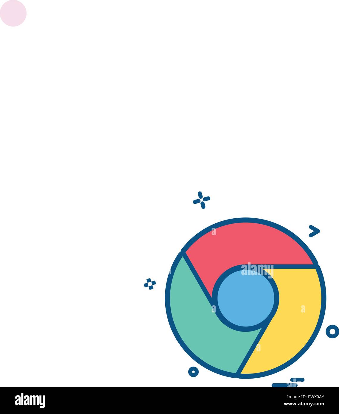 Google chrome logo vector hi-res stock photography and images - Alamy