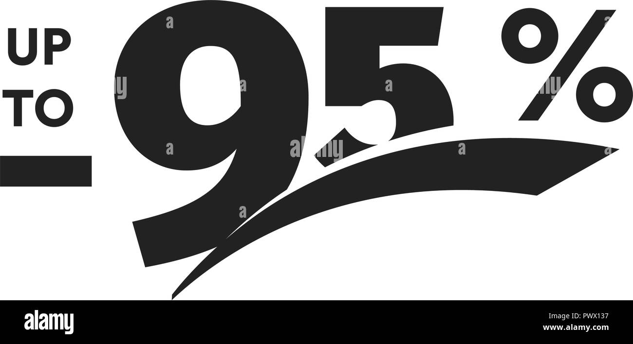 Discount coupon vector number Black and White Stock Photos & Images - Alamy