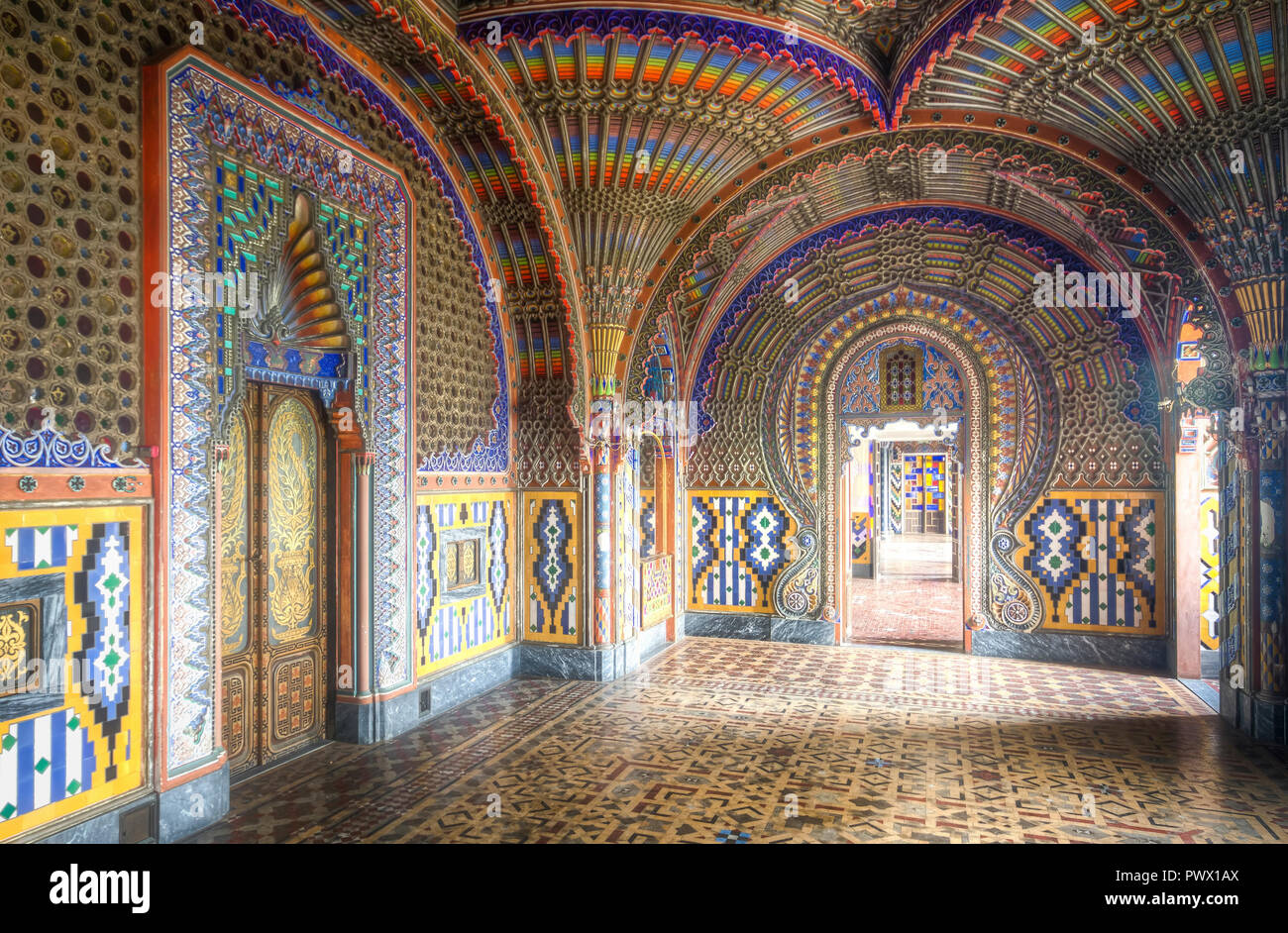 Castle of sammezzano, tuscany, italy hi-res stock photography and ...