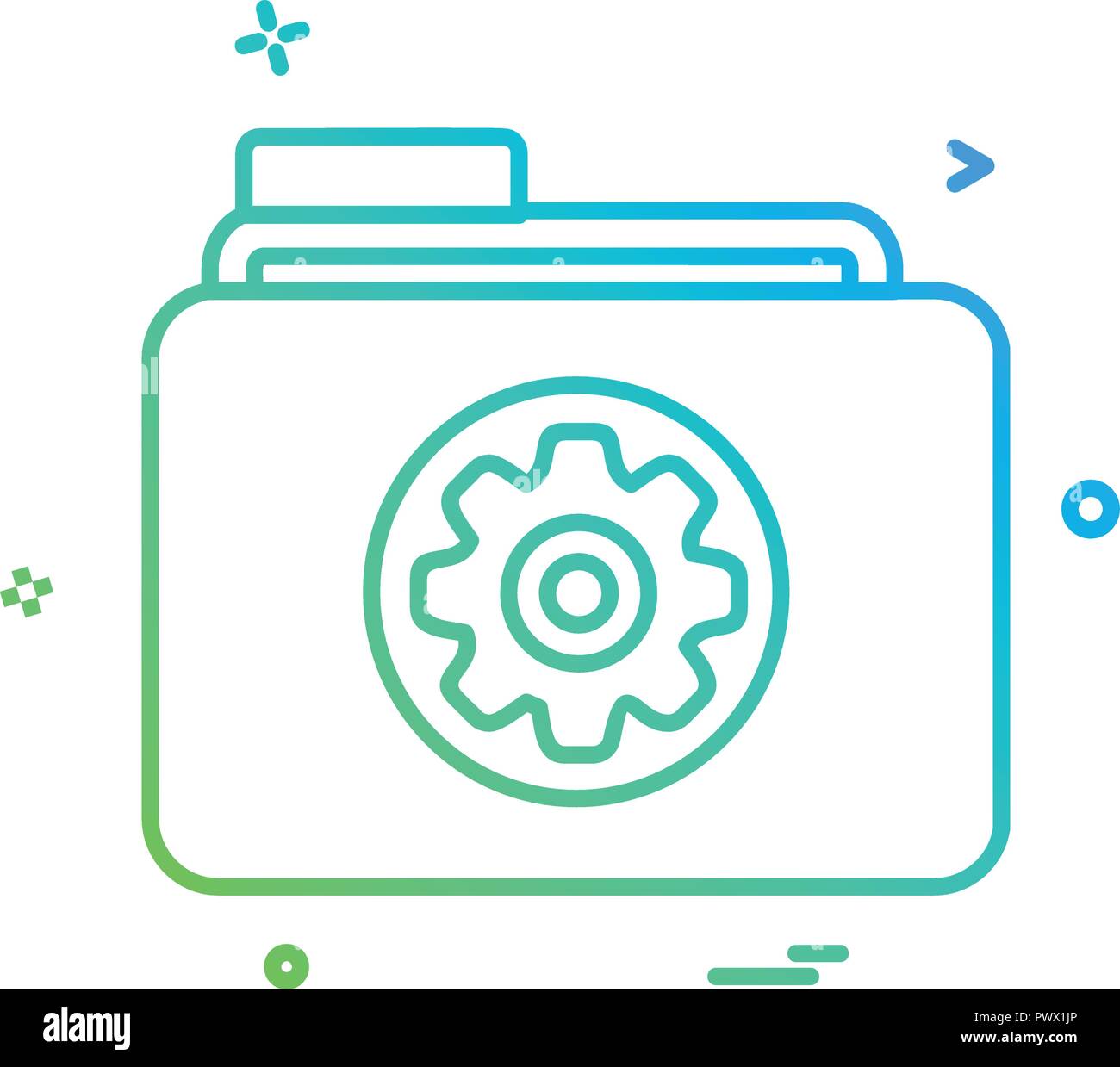 Folder icon design vector Stock Vector Image & Art - Alamy