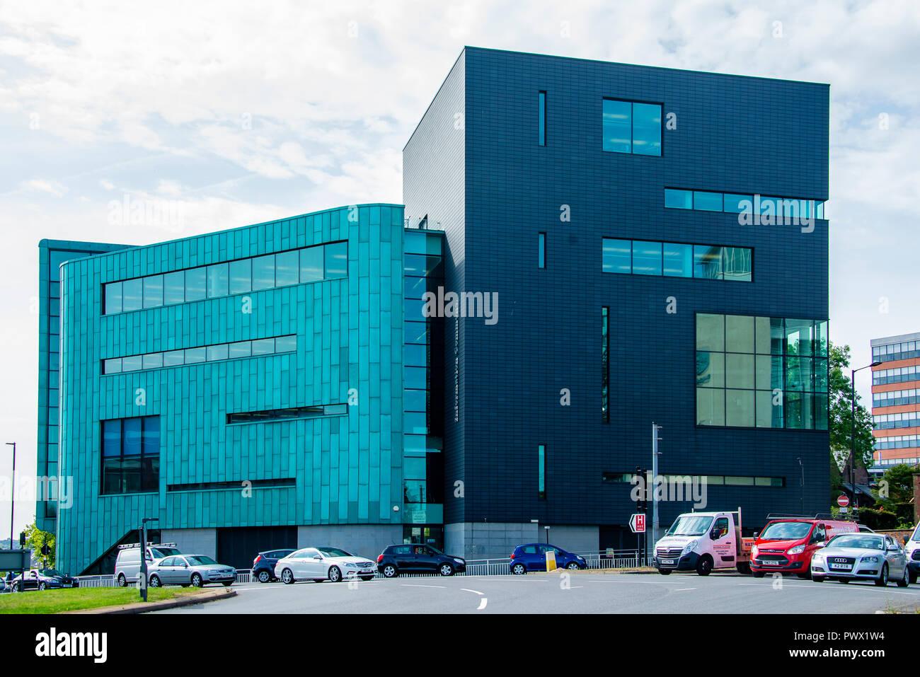 Sheffield, UK - Aug 29 2018: Information Commons building exterior ...