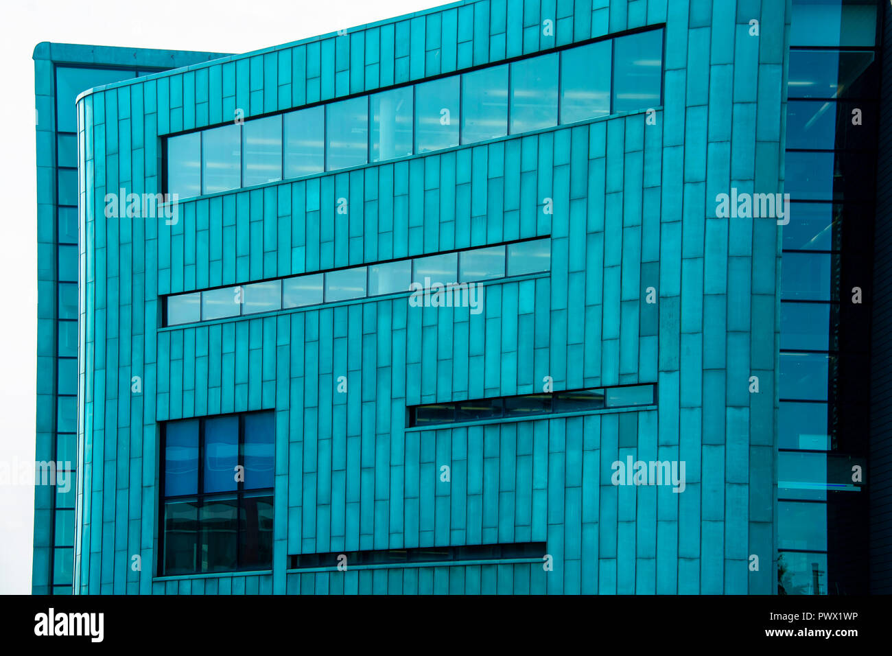 Sheffield, UK - Aug 29 2018: Information Commons building exterior ...