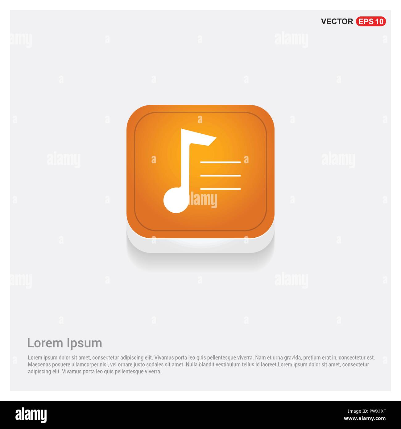 Music note icon Stock Vector Image & Art - Alamy