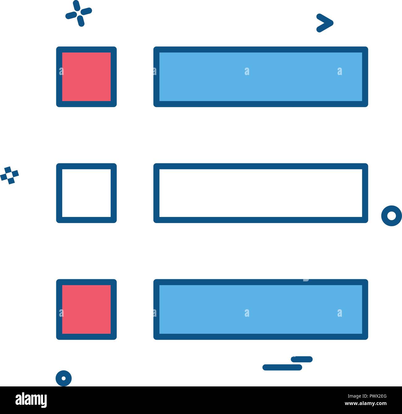 Bullet list menu options icon vector design Stock Vector Image & Art ...