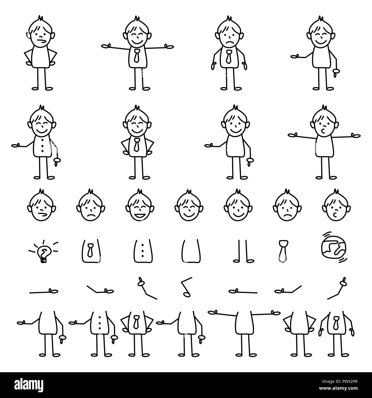 Kids animation characters Cut Out Stock Images & Pictures - Alamy