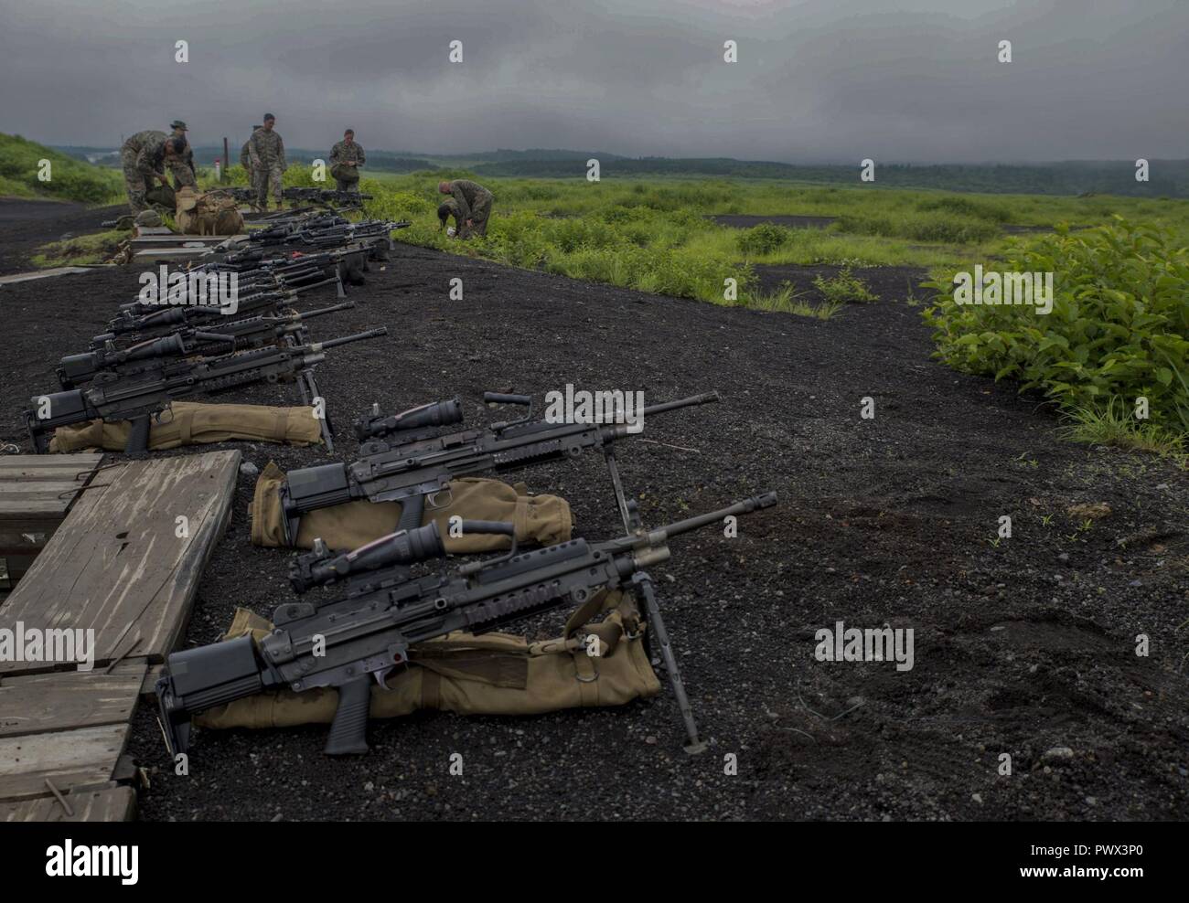 U.S. Marines with Marine Wing Support Squadron (MWSS) 171, based out ...