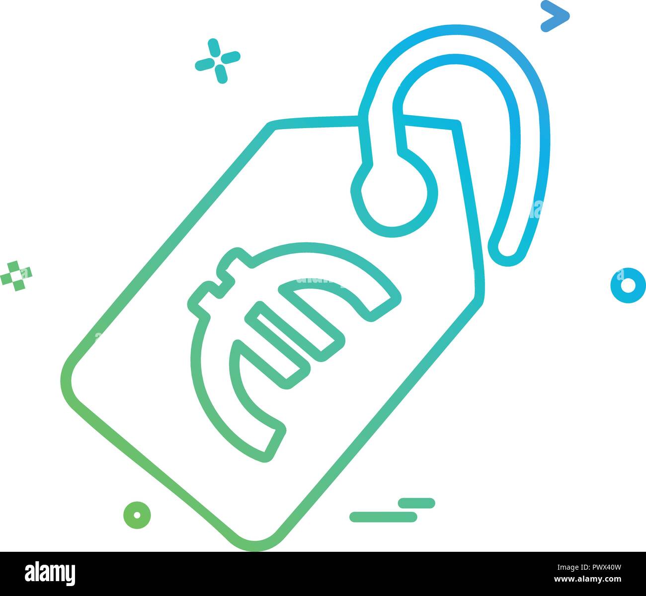 Euro price tag label Stock Vector Images - Alamy