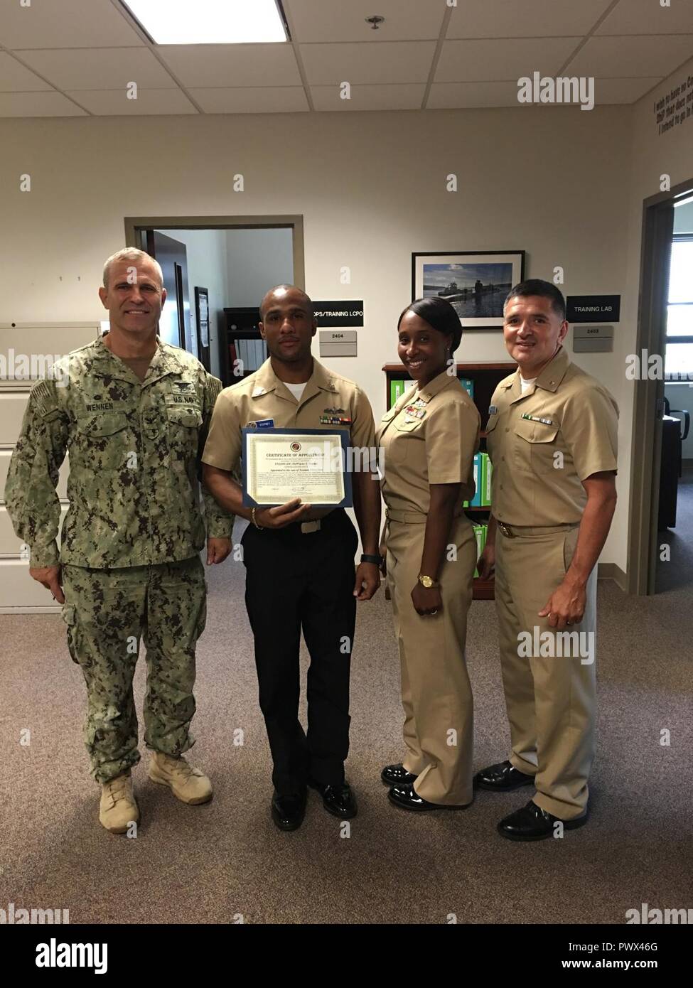 HOUSTON — Capt. Van T. Wennen, former commanding officer, Navy ...