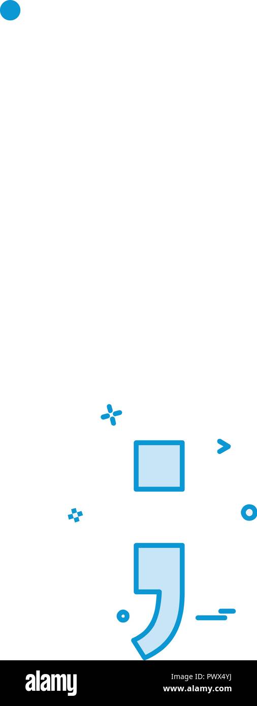 Semicolon vector vectors hi-res stock photography and images - Alamy