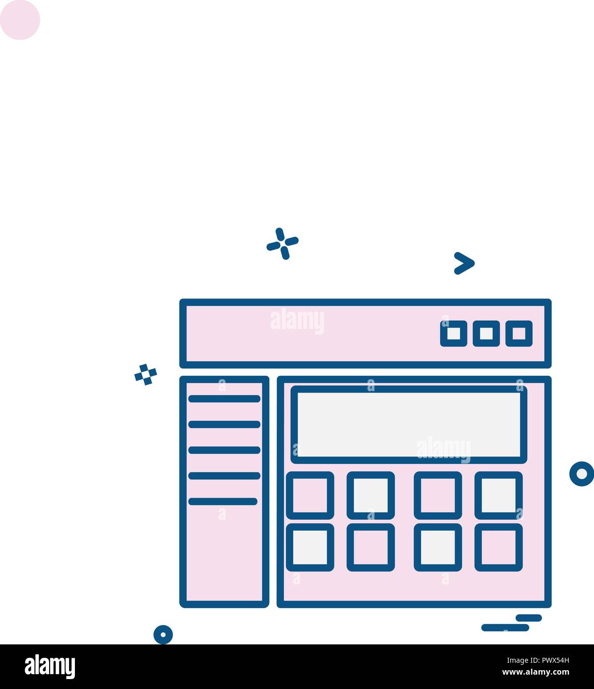 Corporate office icon design vector Stock Vector Image & Art - Alamy