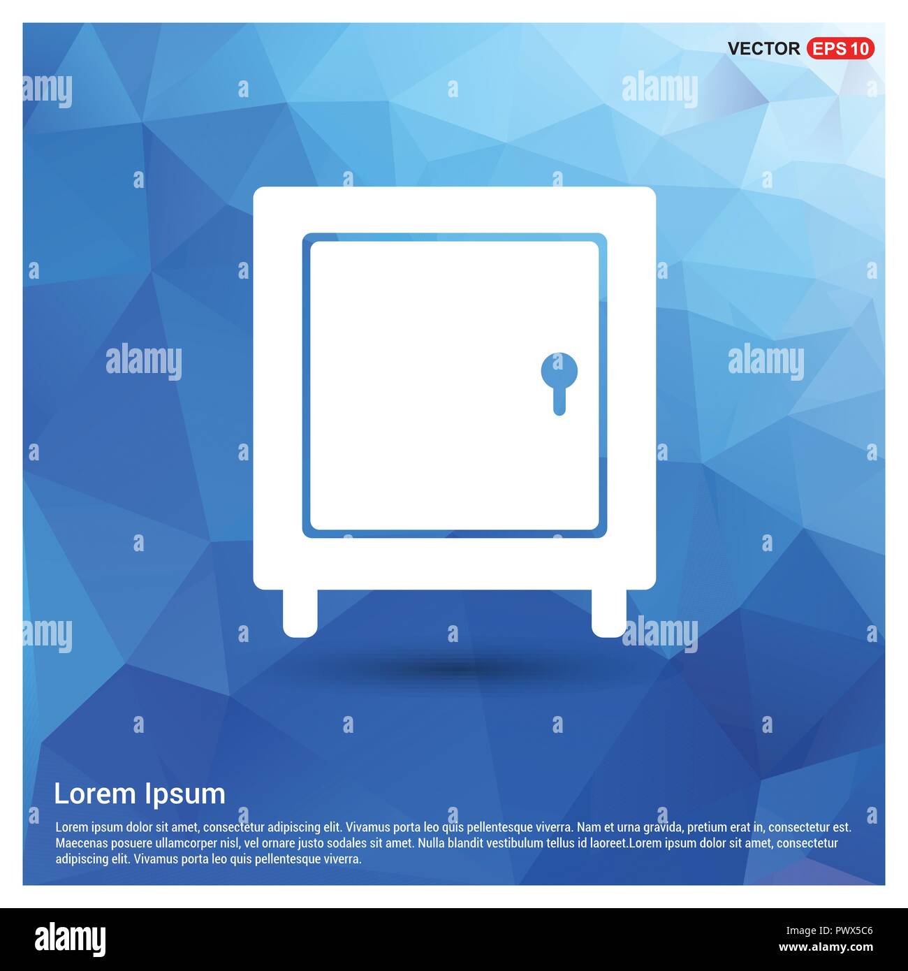 Office Safe Icon Stock Vector Image & Art - Alamy