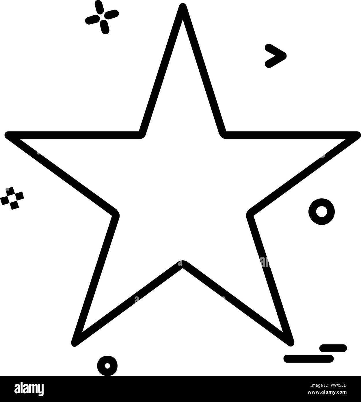 Star icon design vector Stock Vector Image & Art - Alamy