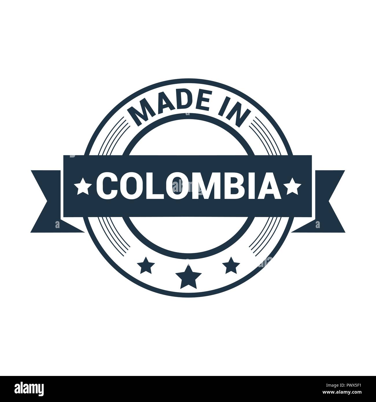 vector de diseño de sello de colombia 13305155 Vector en Vecteezy🖤 ...