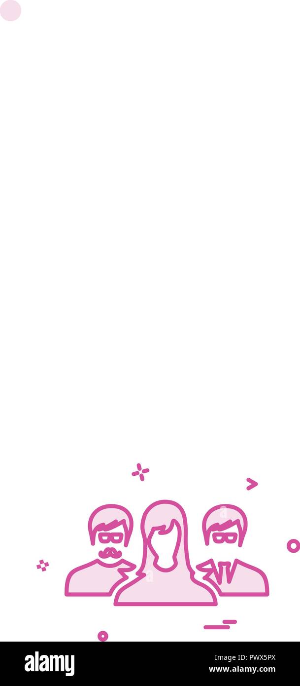 User Group icon design vector Stock Vector Image & Art - Alamy