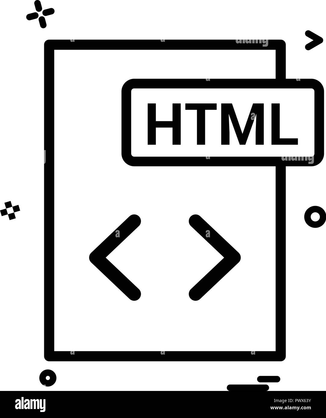 Avi format vector vectors Black and White Stock Photos & Images - Alamy