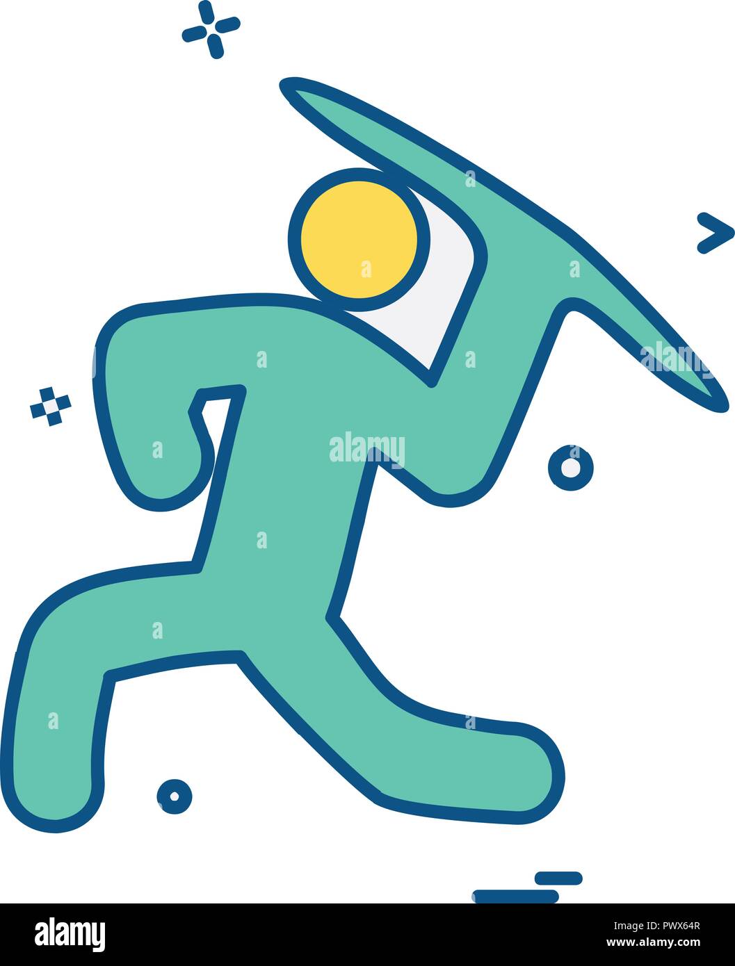 Throw icon design vector Stock Vector Image & Art - Alamy