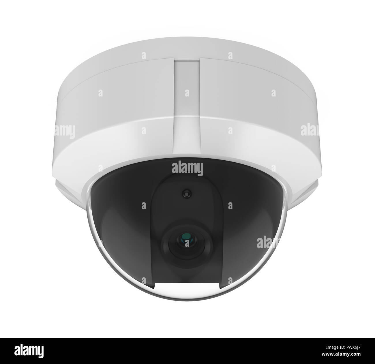 Dome CCTV Security Camera Isolated Stock Photo - Alamy