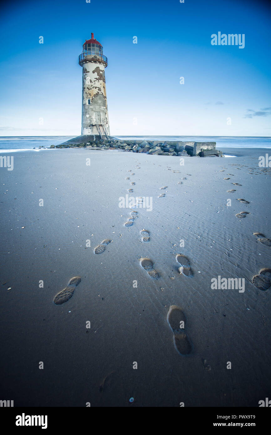 point of ayr lighthouse Stock Photo - Alamy