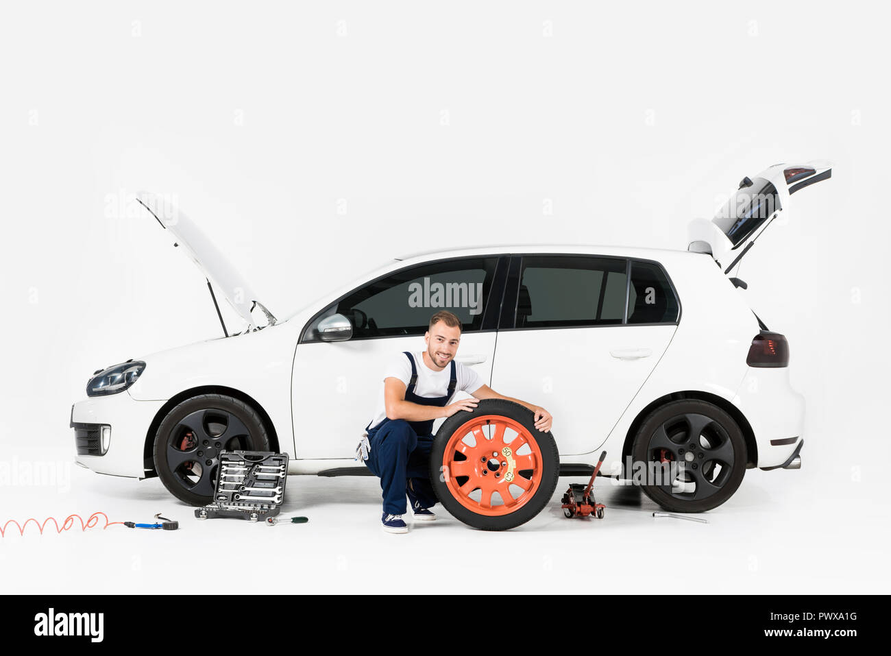 Uniform transportation looking automobile hi-res stock photography and ...