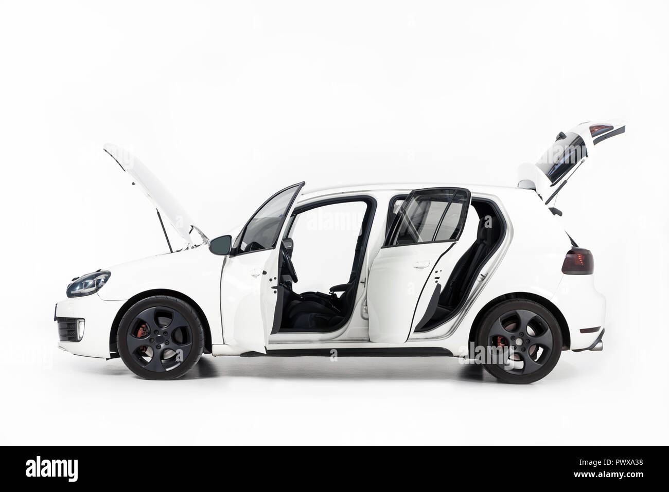Car Hood Open Cut Out Stock Images & Pictures - Alamy