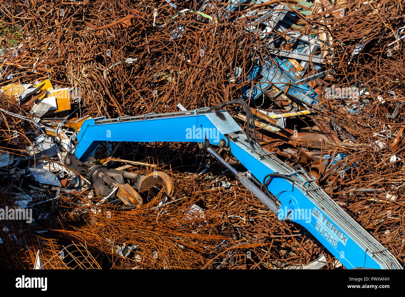 Junkyard, scrap metal, reuse, collection point, sorting according to ...