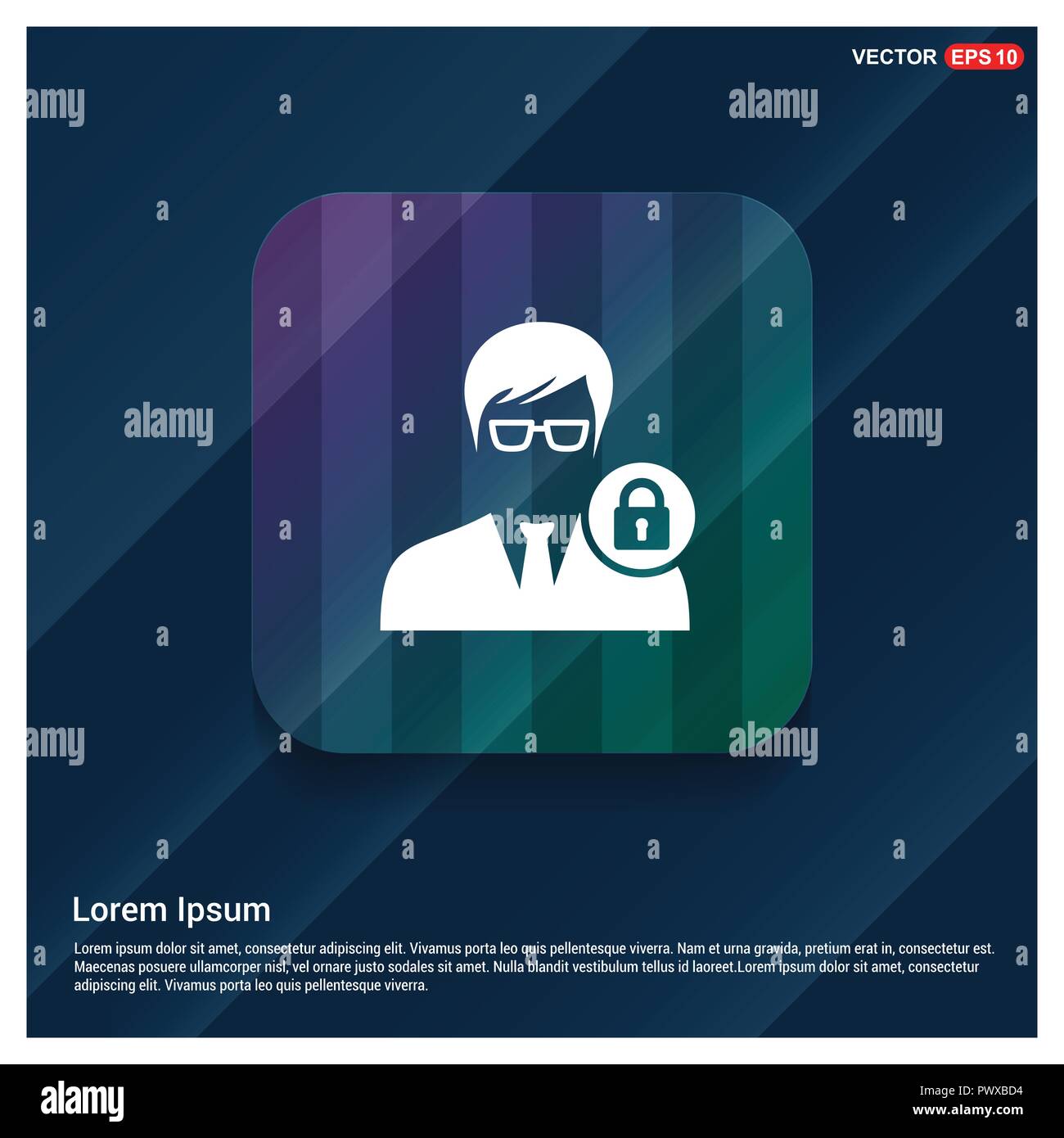 Secure User Icon - Free vector icon Stock Vector Image & Art - Alamy