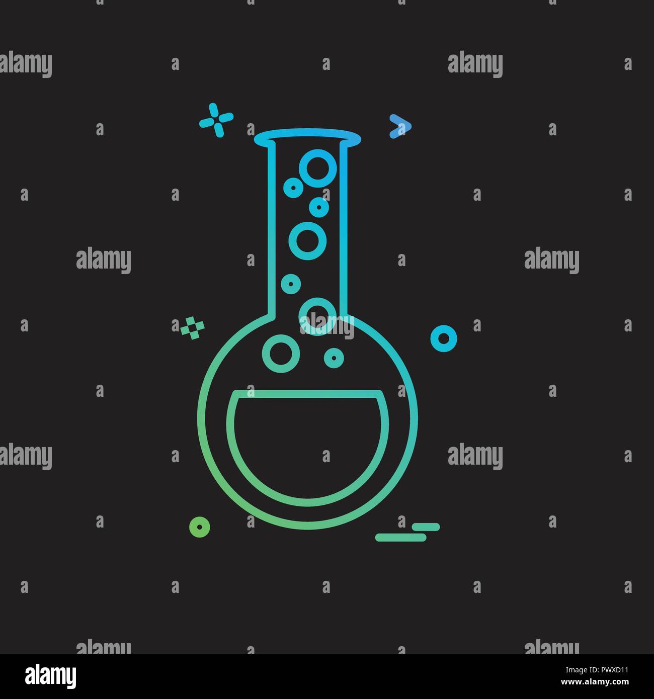 Flask icon design vector Stock Vector Image & Art - Alamy