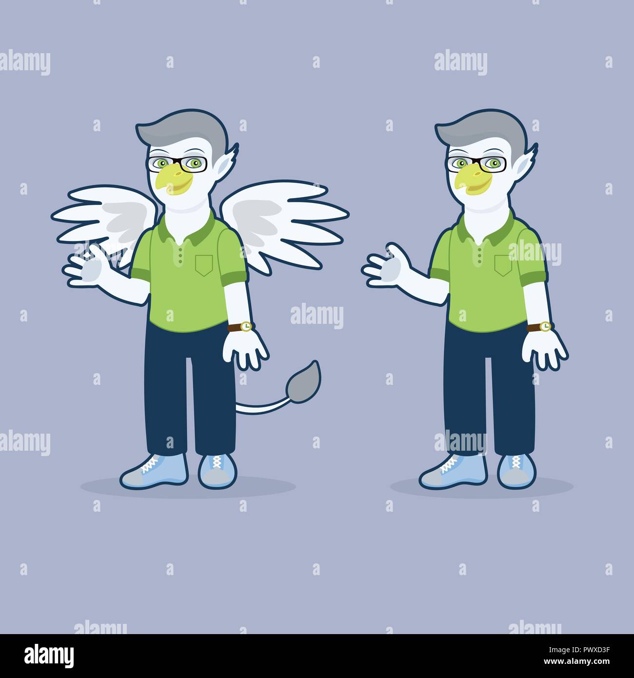 Griffin Illustration Stock Vector Images - Alamy