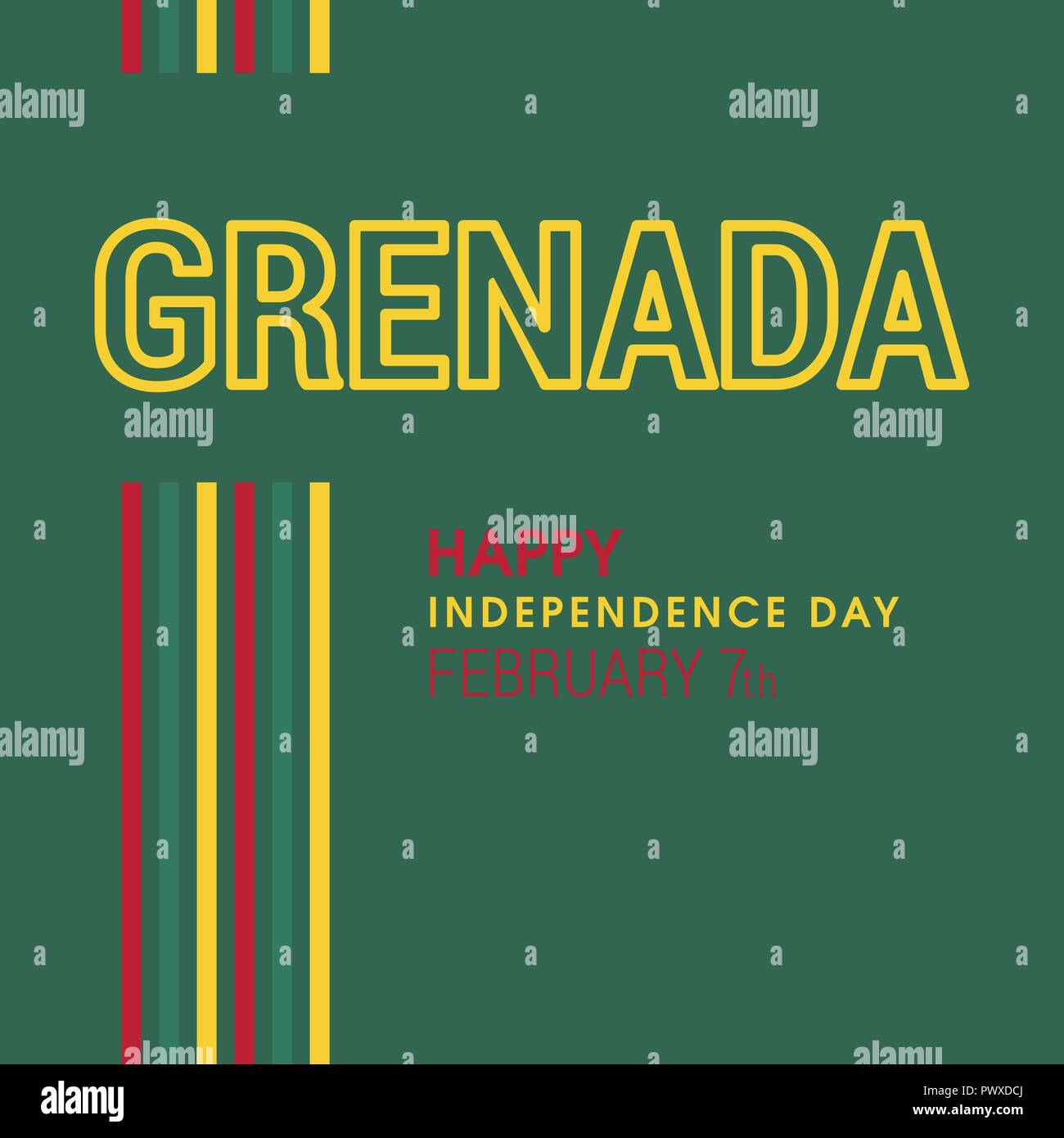 Grenada flag design vector Stock Vector Image & Art - Alamy