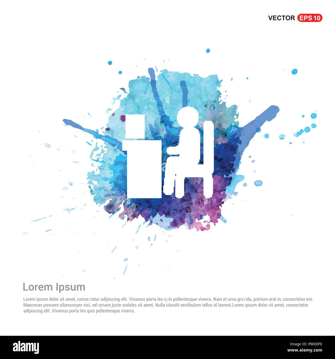 Man computer woman stand behind hi-res stock photography and images - Alamy