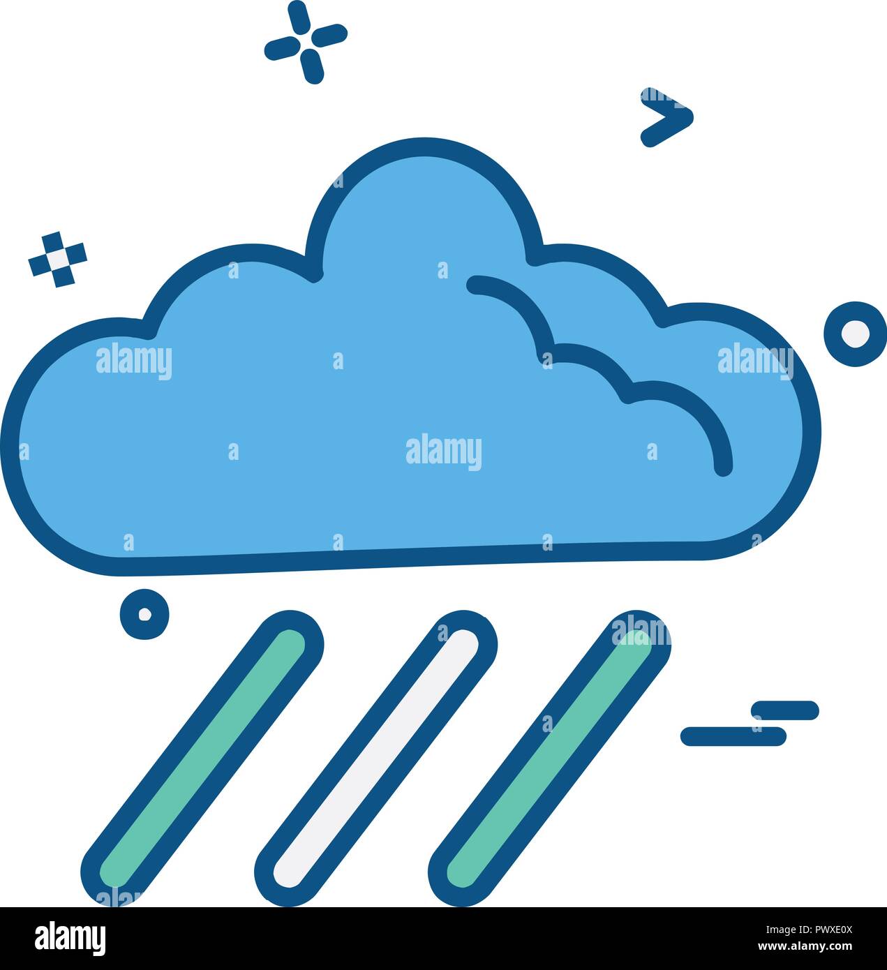 Rain icon design vector Stock Vector Image & Art - Alamy