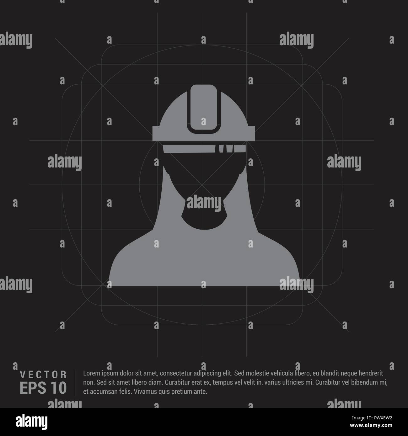 Engineer user Icon Stock Vector Image & Art - Alamy