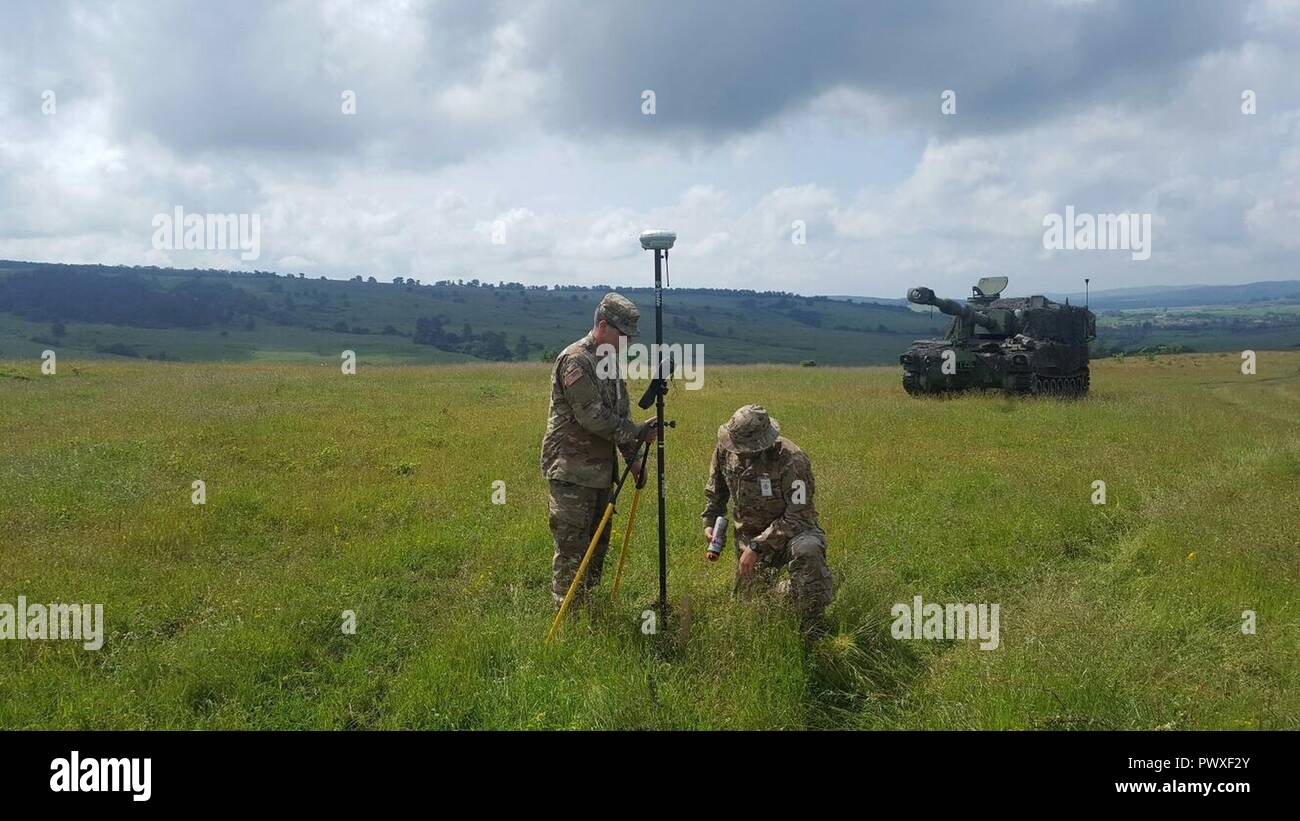 An engineer survey and design team with the 926th Engineer Brigade, an ...