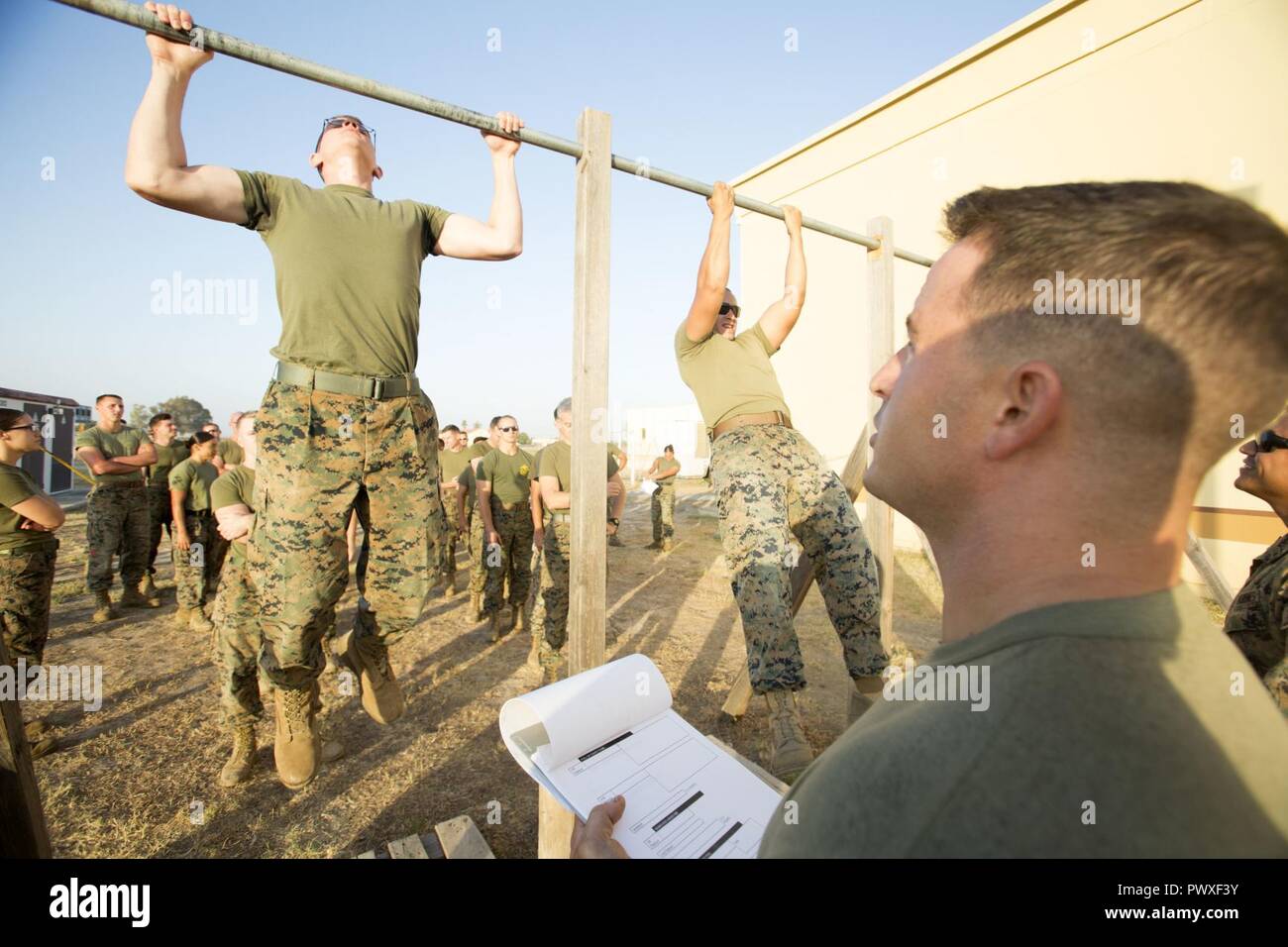 Corporals Jonathan Raffield and William Virtue, Marines assigned to ...