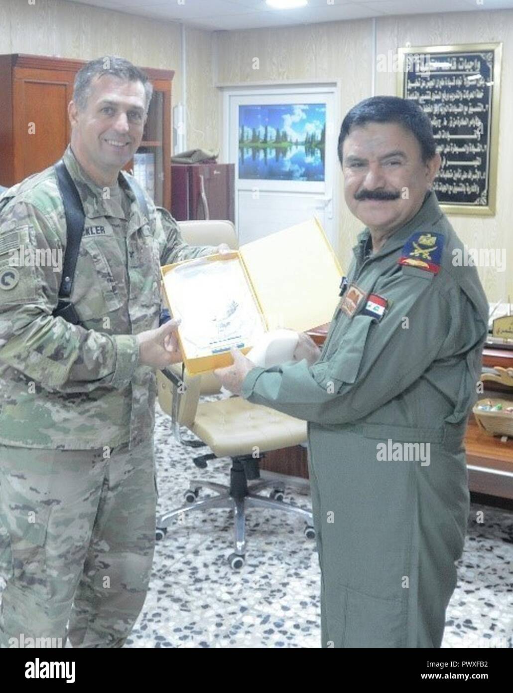 CAMP TAJI, Iraq - U.S Army Col. Mark Beckler, 29th Combat Aviation ...