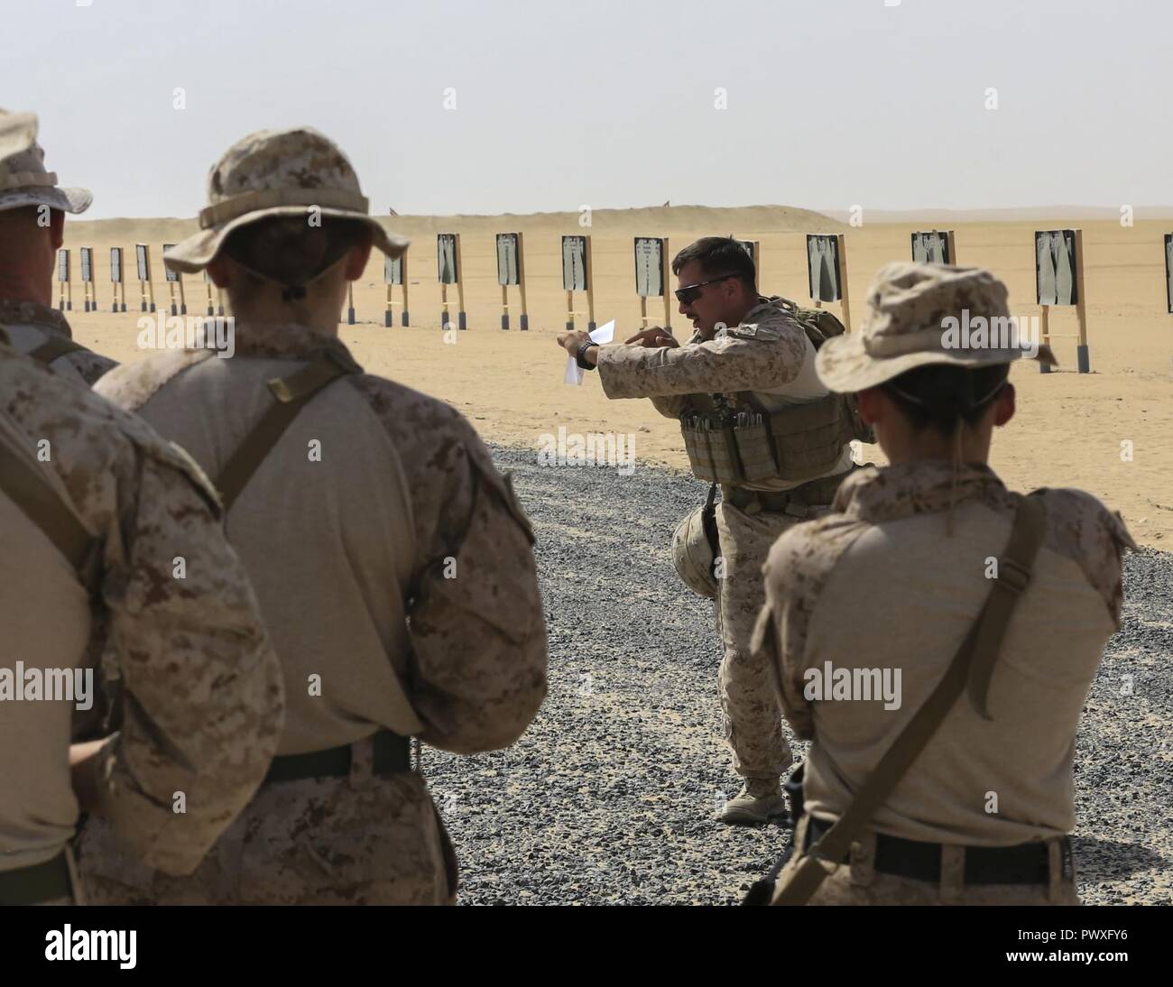 U.S. Marine Corps Cpl. Donald Killian, a bulk fuel specialist assigned ...