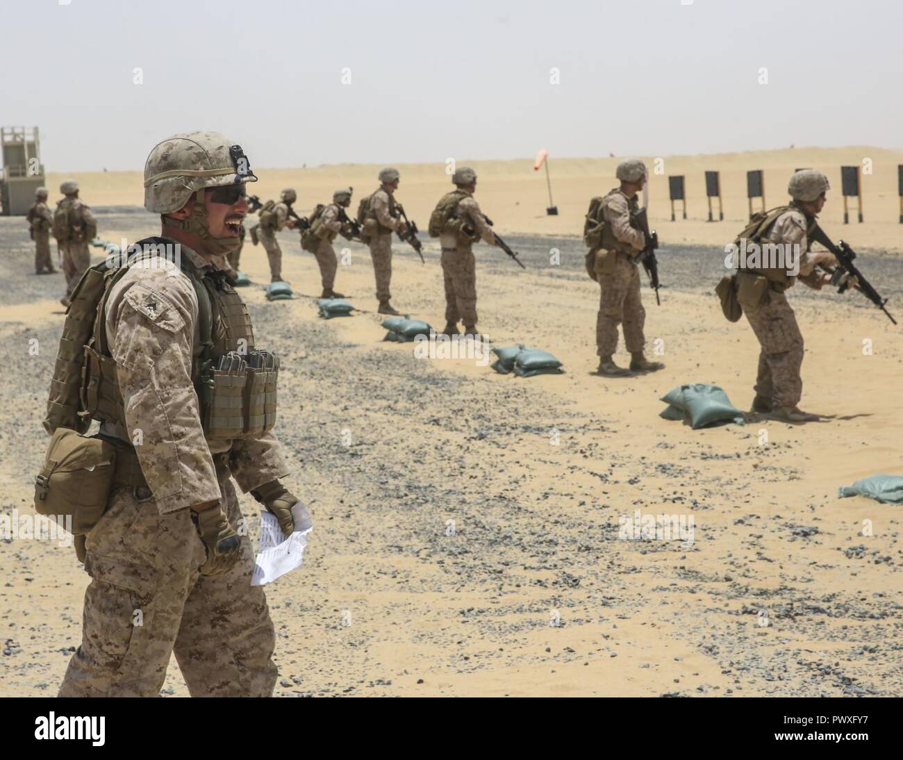 U.S. Marine Corps Cpl. Donald Killian, a bulk fuel specialist assigned ...