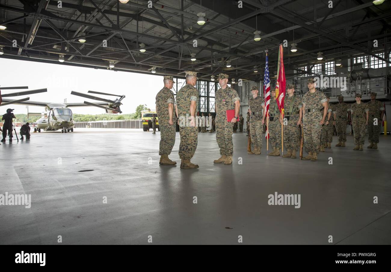 U.S. Marine Corps Col. Joseph Murray, commanding officer of Marine ...