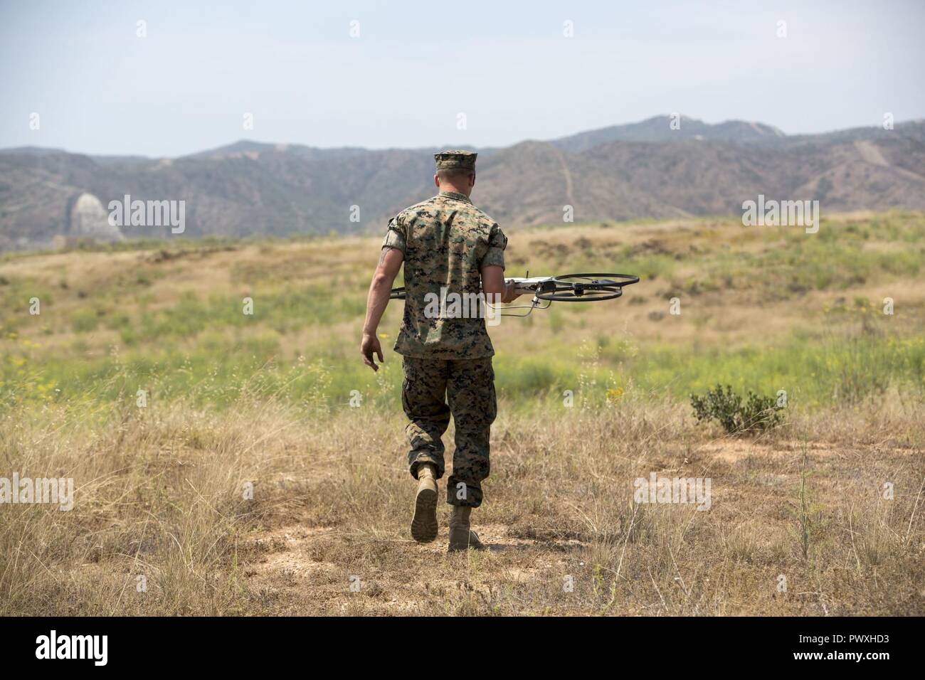 A critical skills operator with 1st Marine Raider Support Battalion, U ...